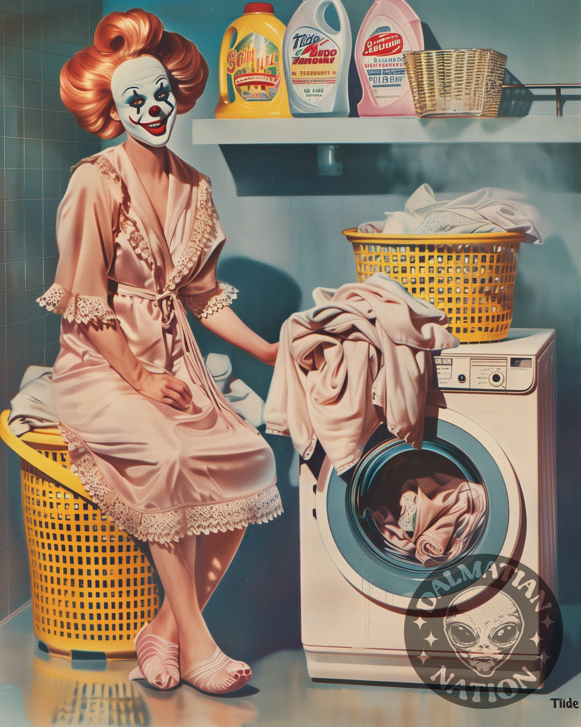 Creepy Clowns Art Collection | Vintage Dark Clown Artwork – Dalmatian ...