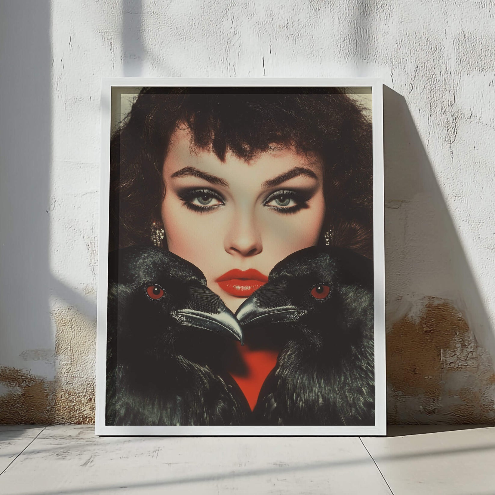 Ravishing Raven Poster | Gothic Artwork | Rococo Art Print – Dalmatian ...
