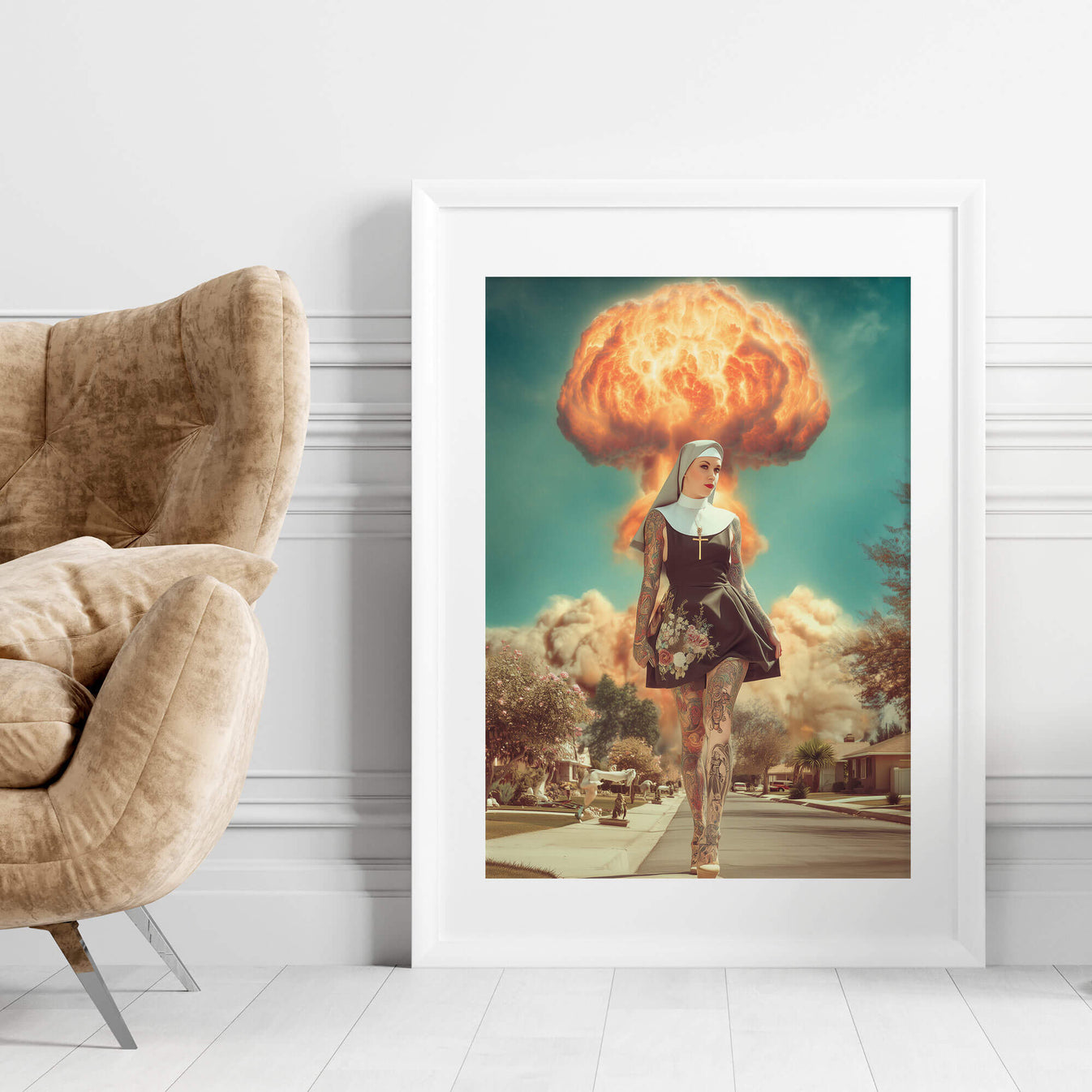 Sister Doom Poster | Vintage Apocalypse Art Print – Dalmatian Nation