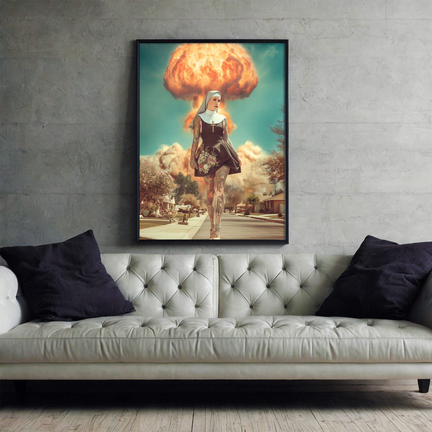 Sister Doom Poster | Vintage Apocalypse Art Print – Dalmatian Nation