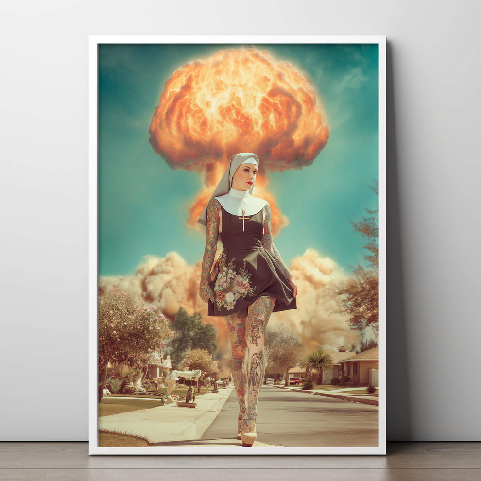 Sister Doom Poster | Vintage Apocalypse Art Print – Dalmatian Nation