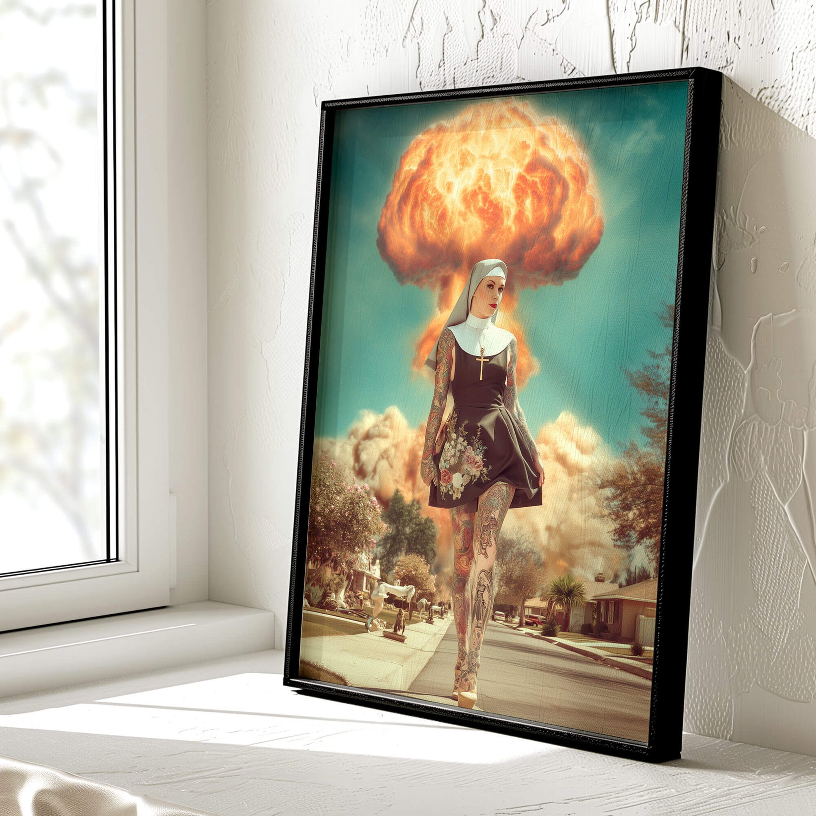 Sister Doom Poster | Vintage Apocalypse Art Print – Dalmatian Nation
